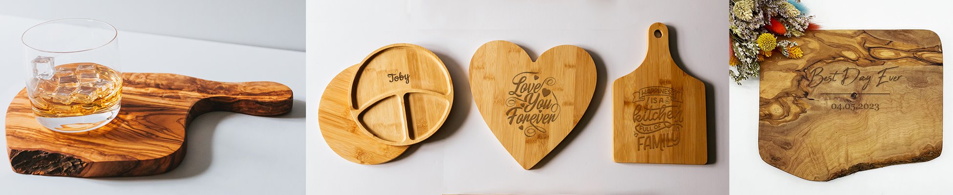 Personalised Wooden Boards & Platters | The Engraved Gift Workshop