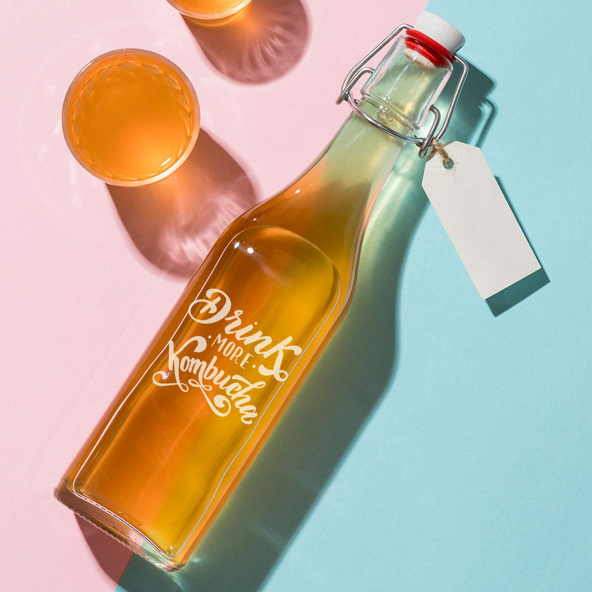 Personalised 1 Litre Swing Top Glass Bottle - Old Fashioned | Glass ...