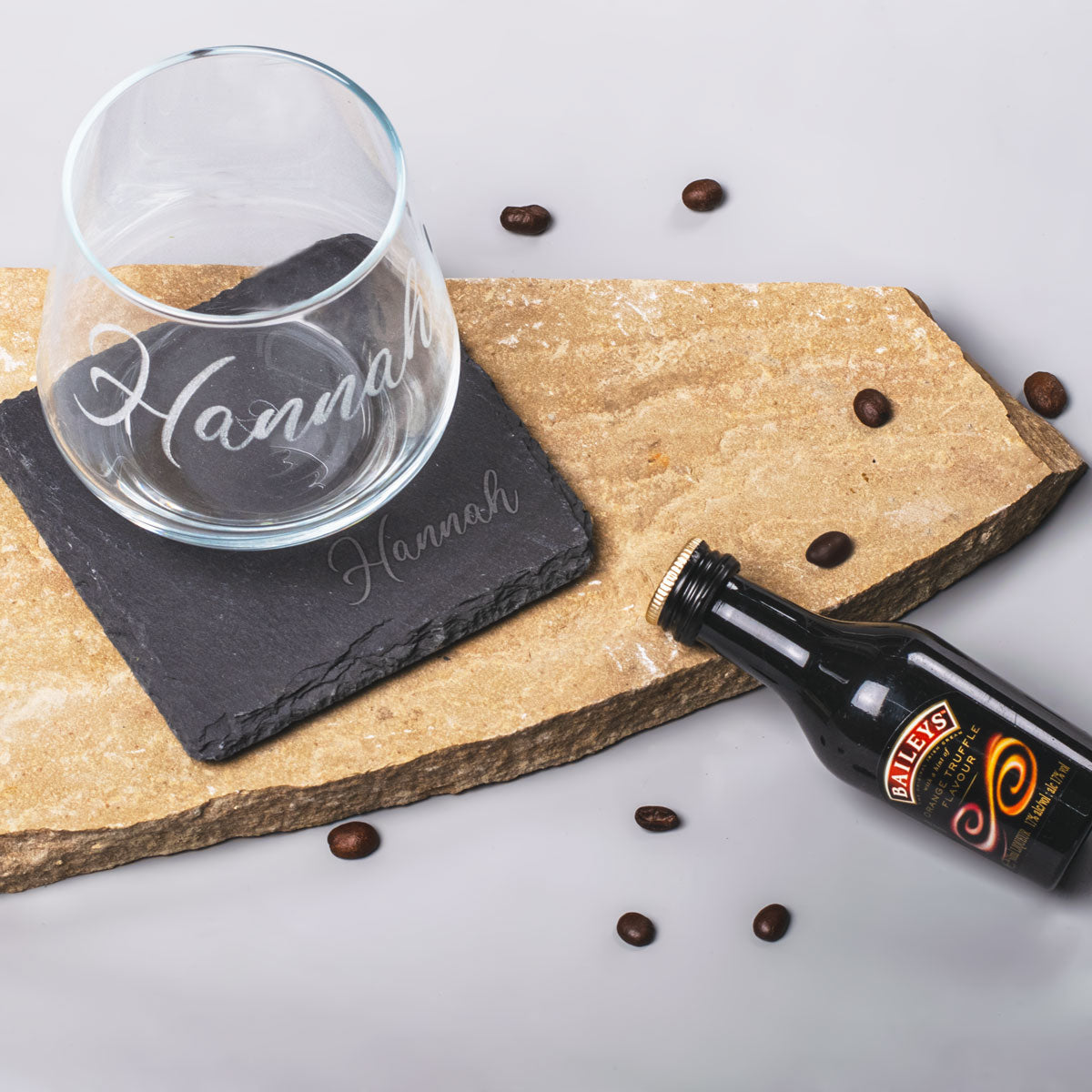 Personalised Baileys Glass & 5cl Miniture Gift Set | Baileys Gift box ...