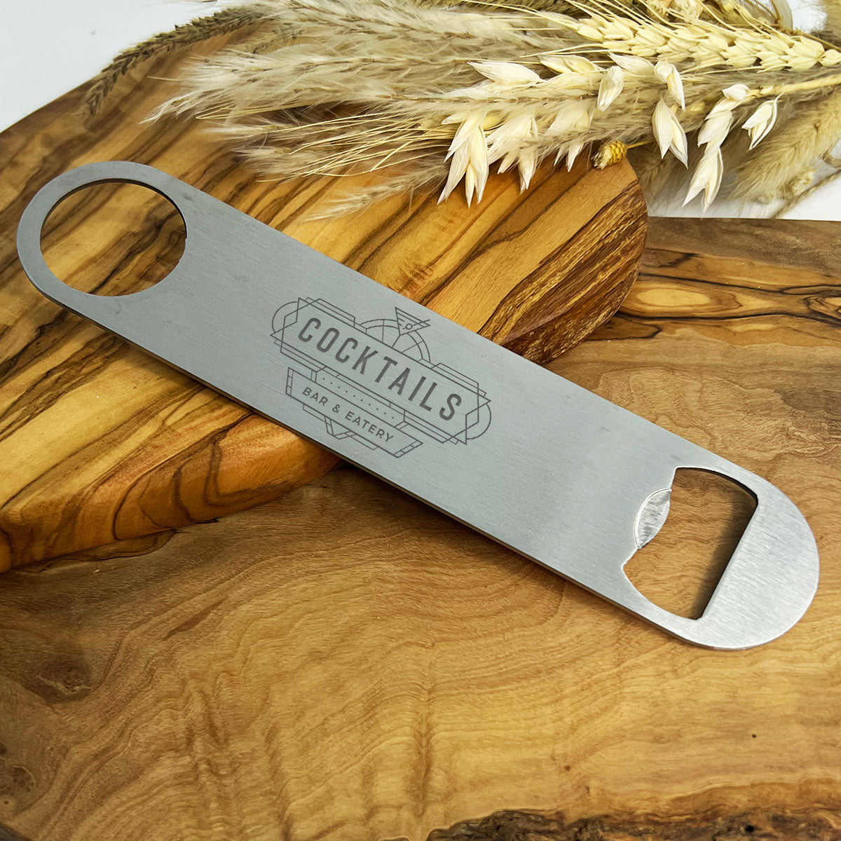 Personalised Stainless Steel Bar Blade Botte Opener | Bar Blade - The ...